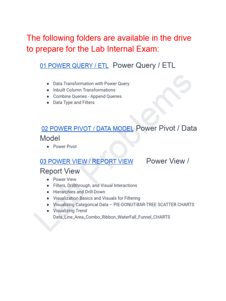 Lab Internal Exam Preparation | PDF