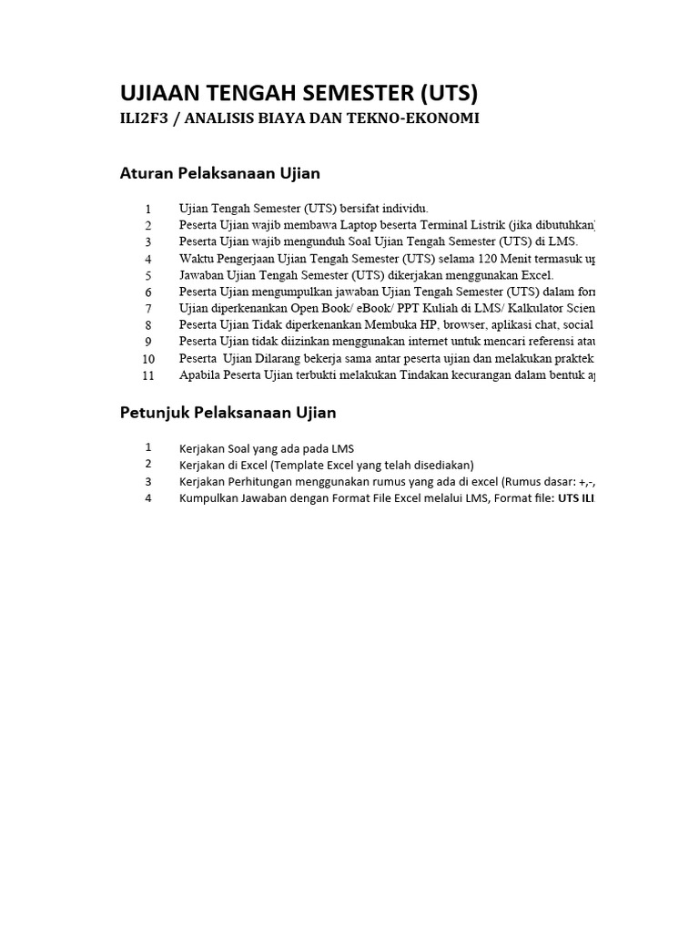 Uts Ili2f3 | PDF | Bisnis | Teknologi & Rekayasa