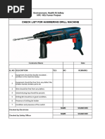 Hydra Safety Inspection Checklist. | PDF | Transport | Equipment