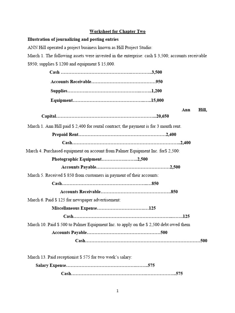 Project Cost Management Worksheet For Chapter Two | PDF | Debits And Credits | Economies