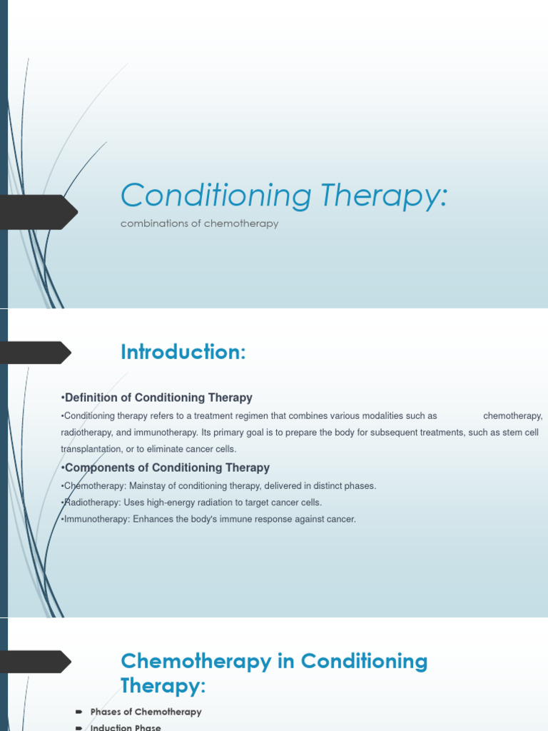Conditioning Therapy | PDF | Wellness | Science & Mathematics