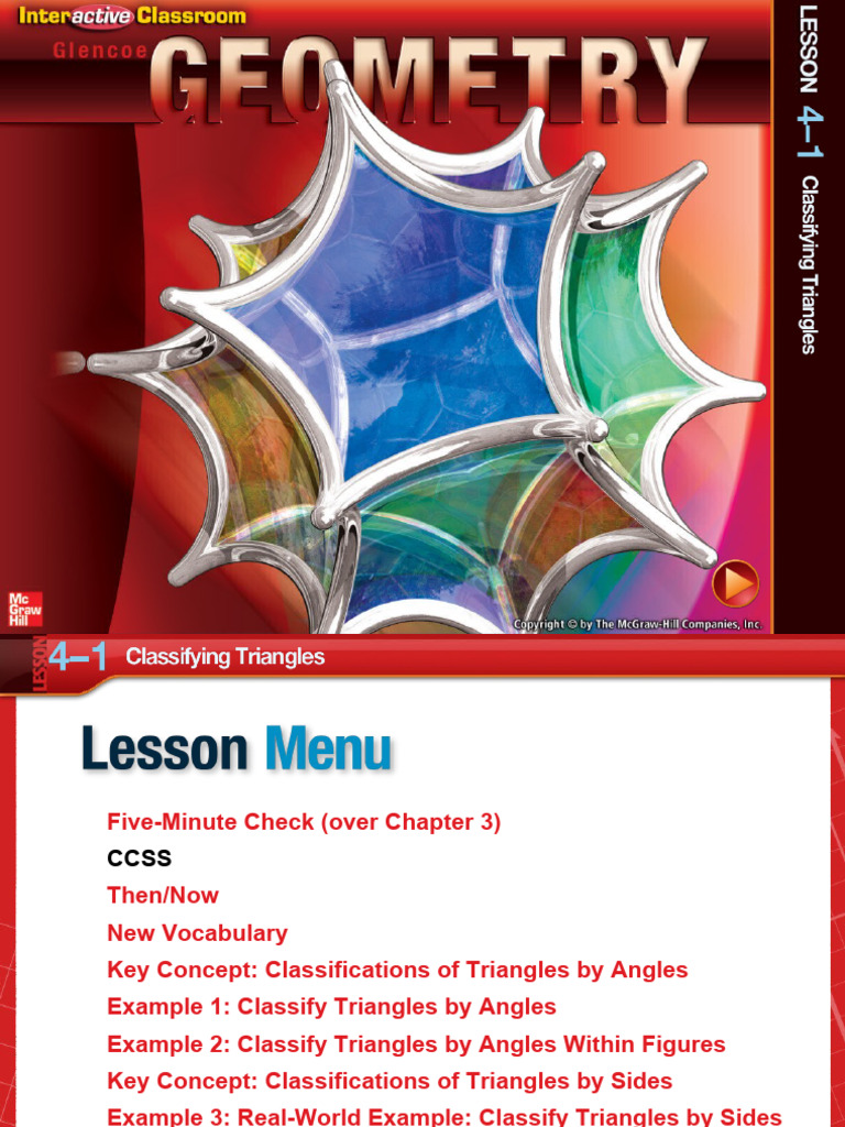 4-1 Classifying Triangles Powerpoint | PDF | Triangle | Angle