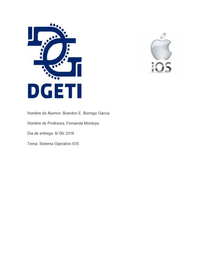 Sitema Operativo IOS | PDF | Ios | Yo telefono