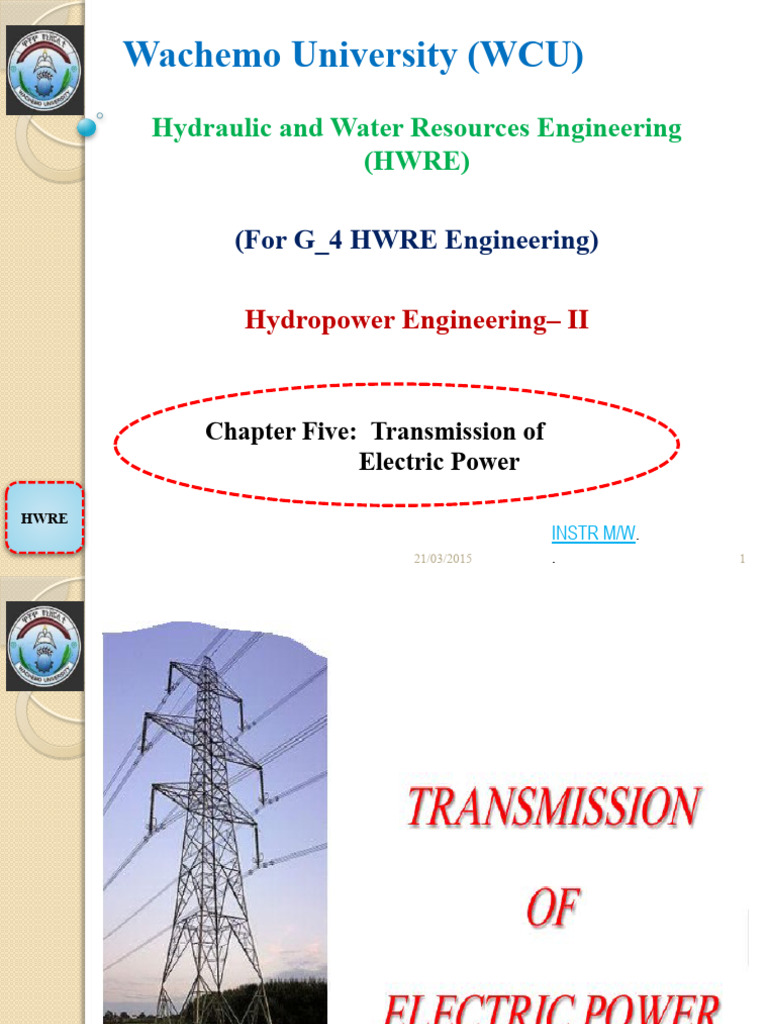 CH 5 Transmission of Electric Power | PDF
