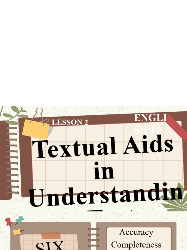 Textual Aids Part 1 Lesson 2 Pdf Causality Foods