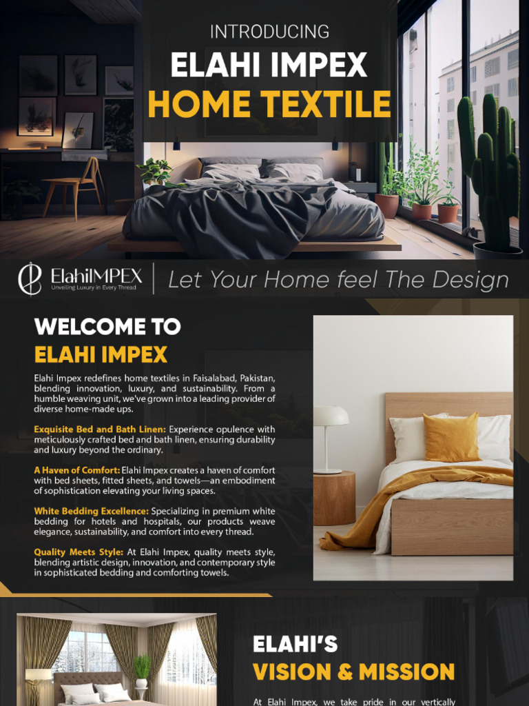 Elahi Impex Portfolio | PDF