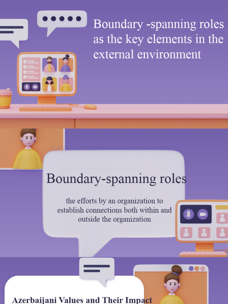 Boundary Spanning Roles Pres | PDF | Collaboration | Azerbaijan