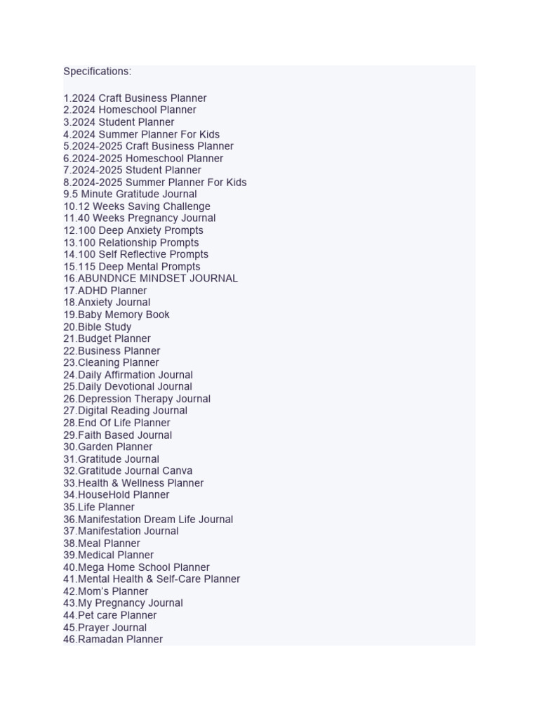 Planner Types | Download Free PDF | Psychology | Health Care