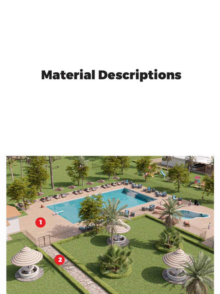 Material Descriptions | PDF | Tile | Door