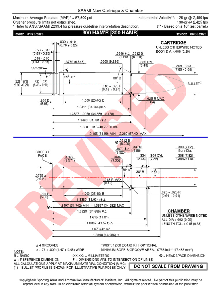 300 HAMR Public Introduction Rev 2023-06-06 | PDF | Cartridge (Firearms ...