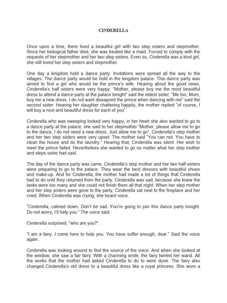 CINDERELLA | PDF