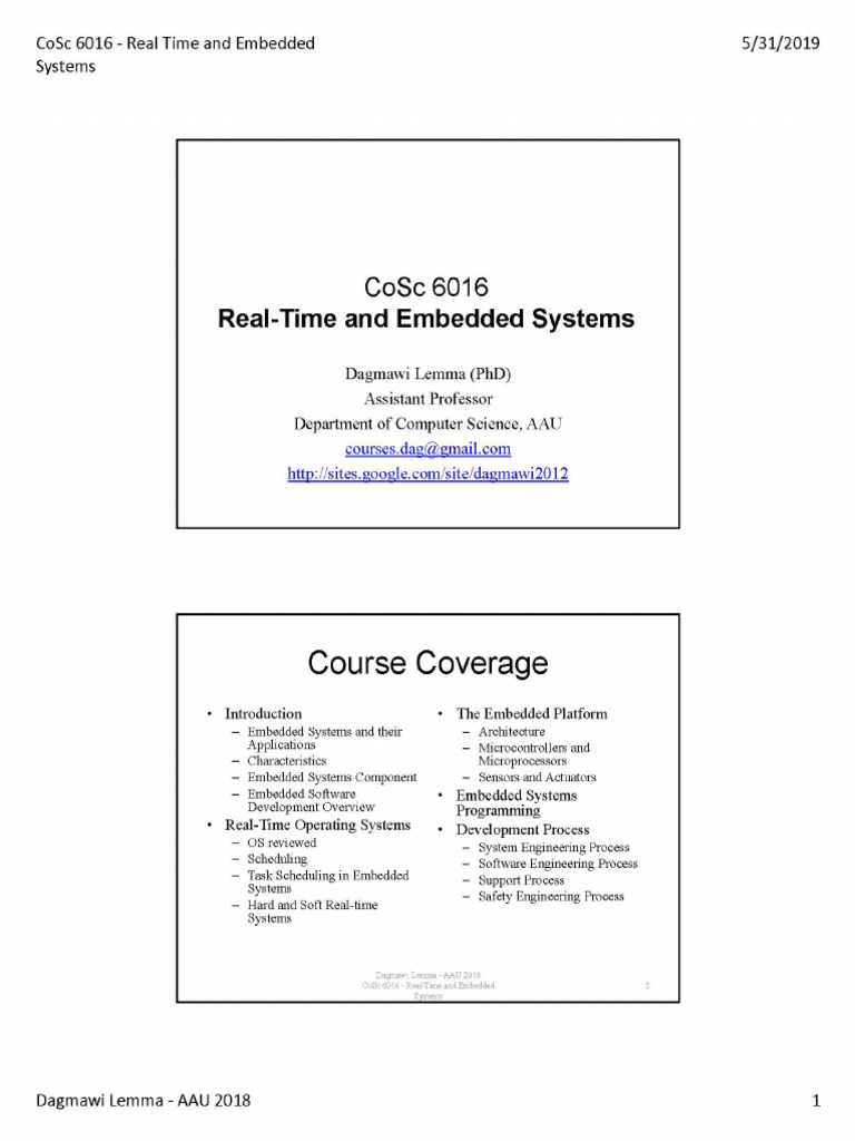 EmbeddedSystems Chap 1 For Site | PDF EmbeddedSystems Chap 1 For Site | PDF