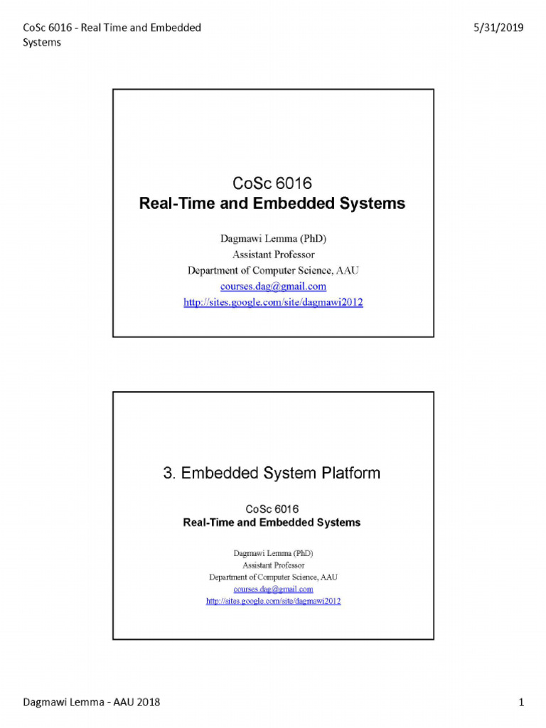 EmbeddedSystems Chap 3 For Site | PDF