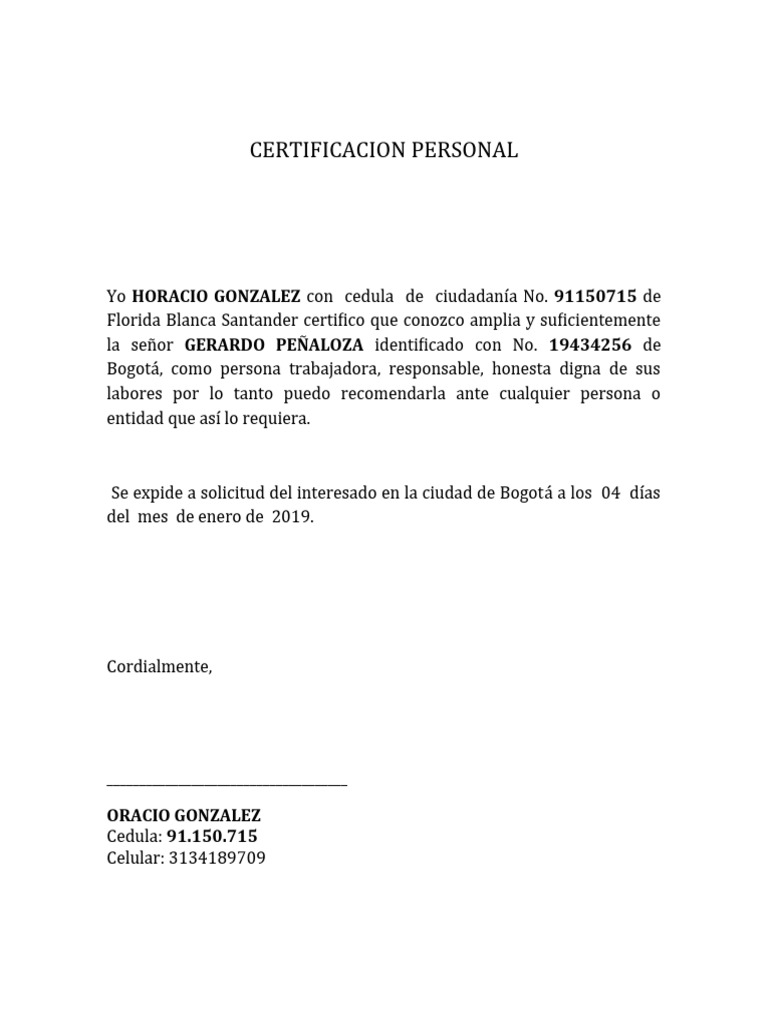 Certificacion Personal 1 | PDF