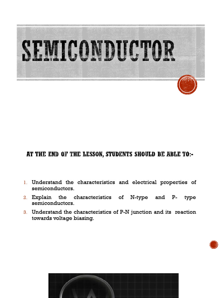 Unit 1 Semiconductor | PDF