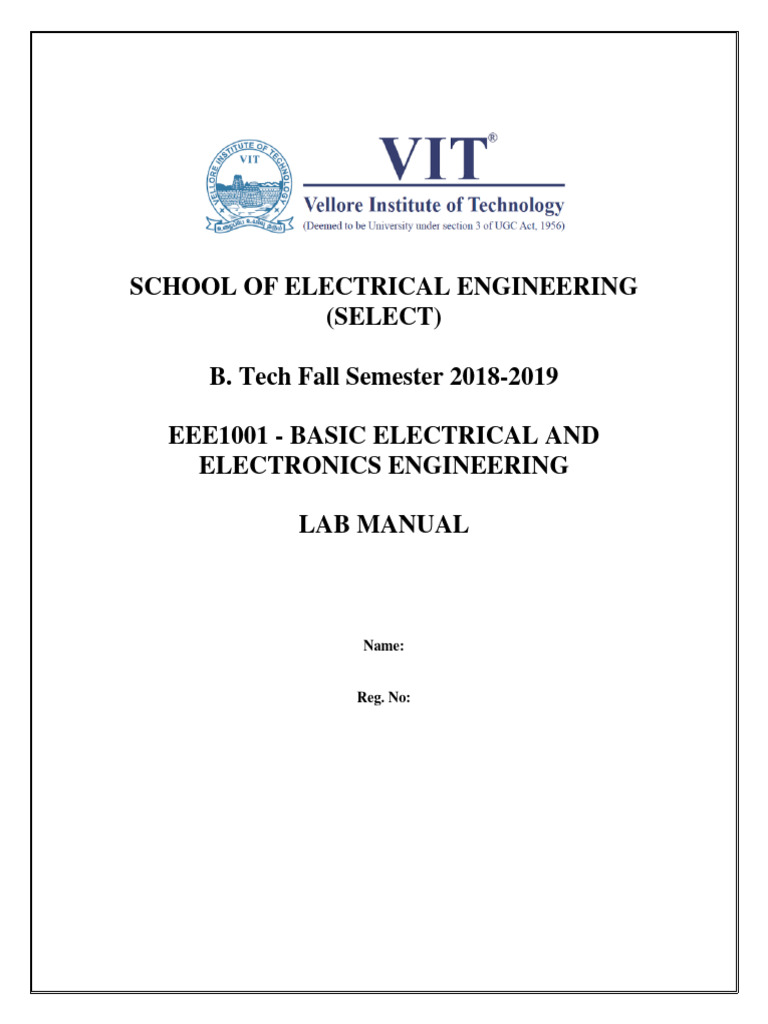 Eee Manual Pdf P N Junction Diode