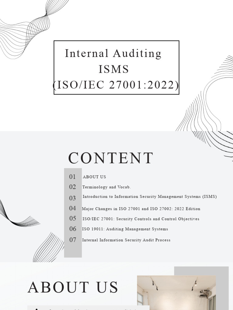 Internal Auditing Isms Iso Iec 27001 2022 Pdf Audit Systems Science