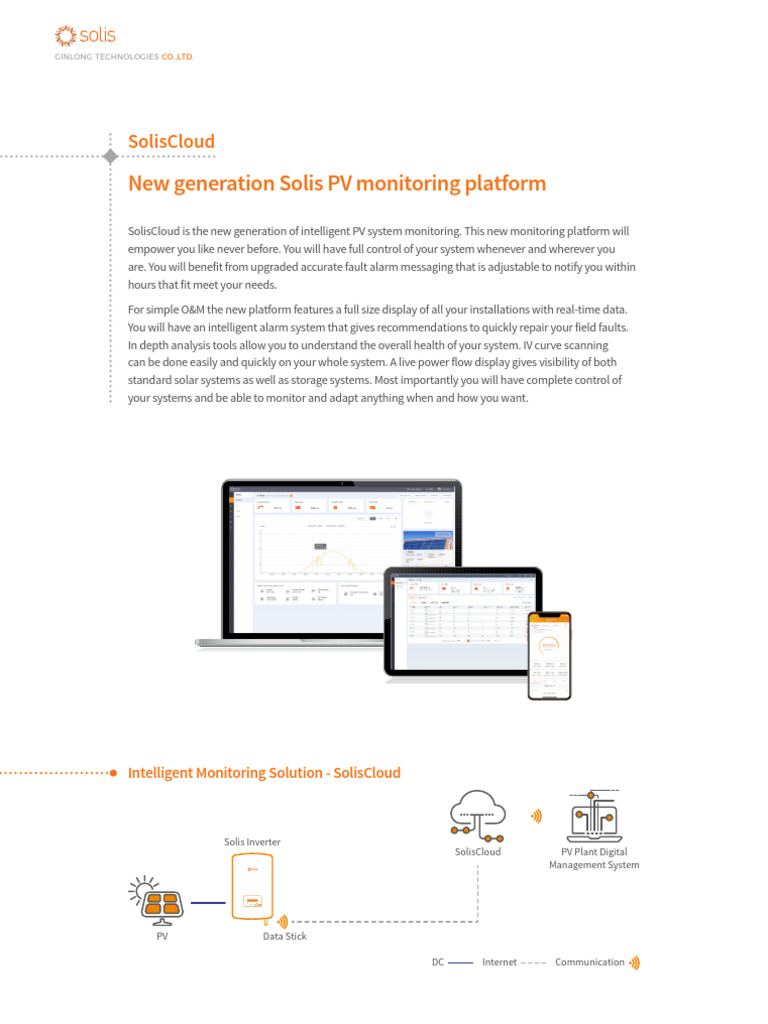 SolisCloud: Intelligent PV Monitoring | PDF | Business | Computers