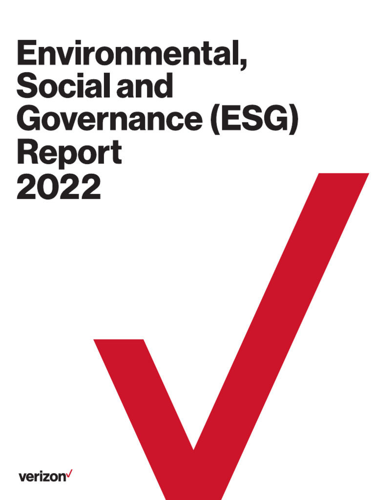 Verizon 2022 ESG Report | PDF | Governance | Business Verizon 2022 ESG Report | PDF | Governance | Business