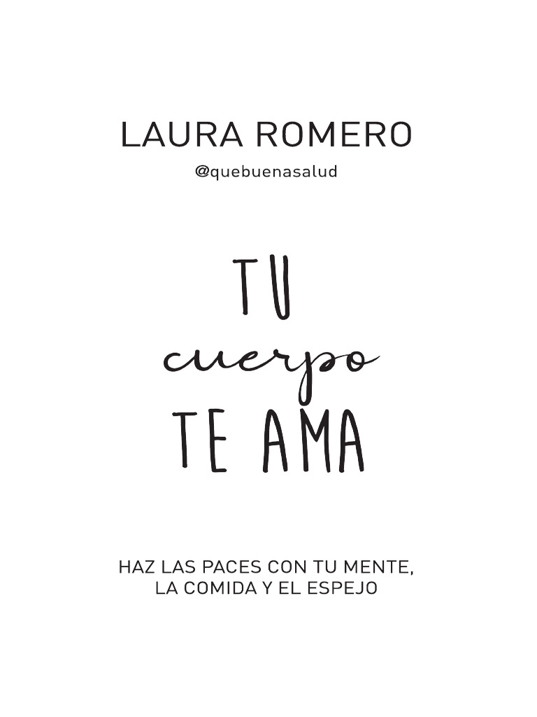Tu Preview de Mi Libro Tu Cuerpo Te Ama | PDF | Amor | Mente
