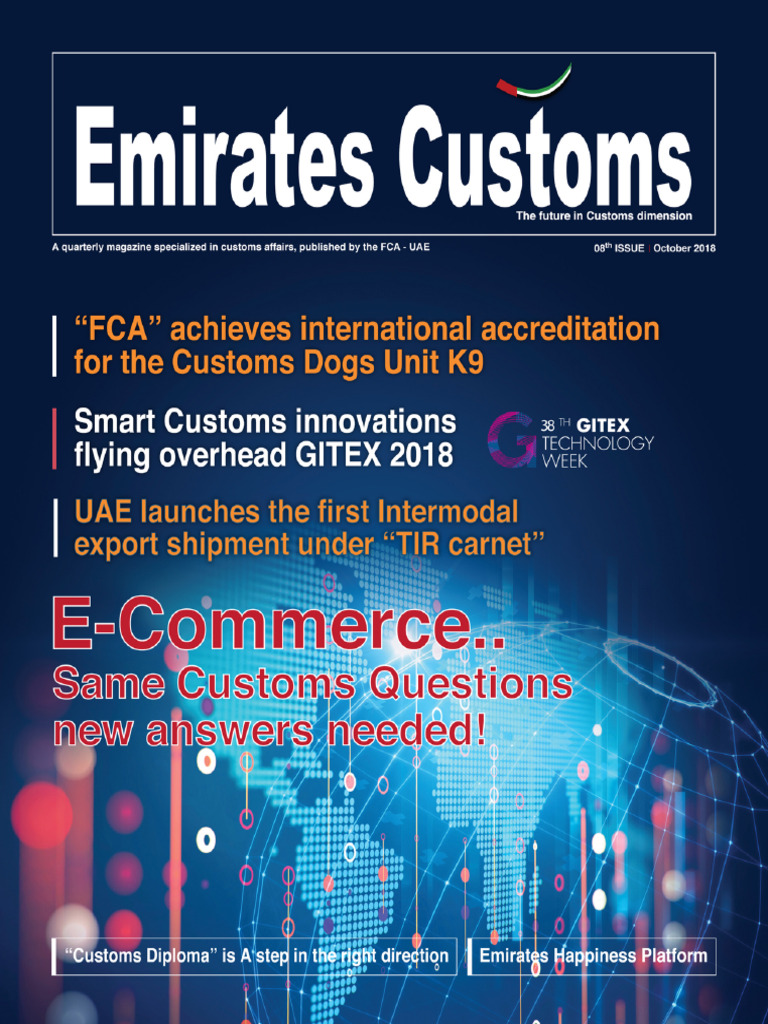 UAE Customs Magazine - Issue 8 | PDF | United Arab Emirates | Customs
