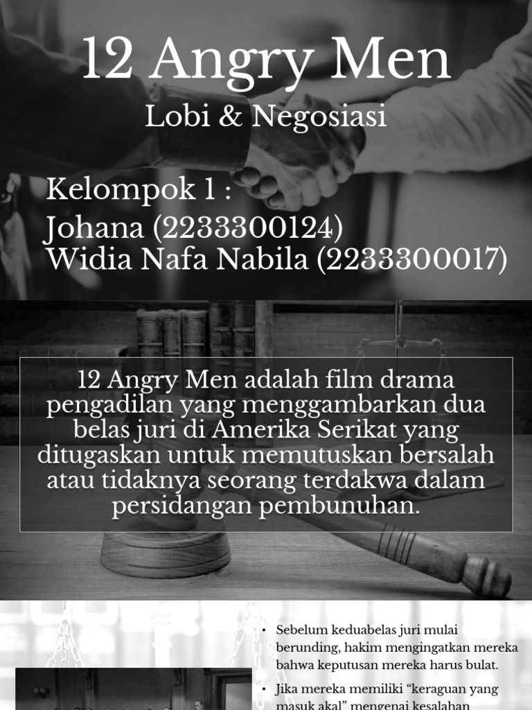 12 Angry Men | PDF