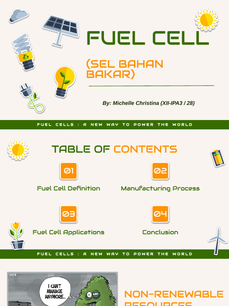 Fuel Cell (Sel Bahan Bakar) | PDF