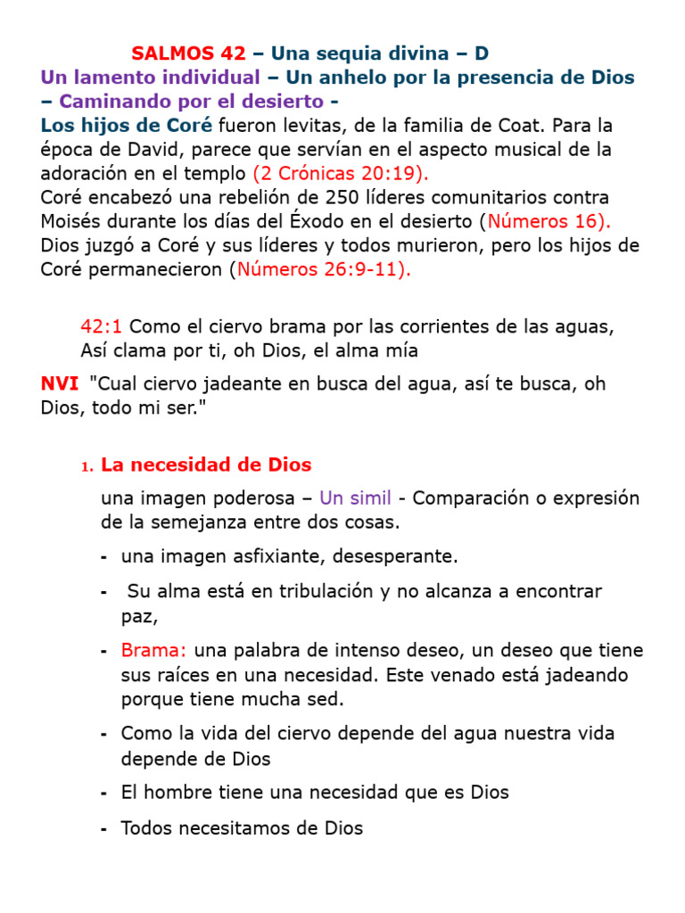 Salmos 42 | PDF