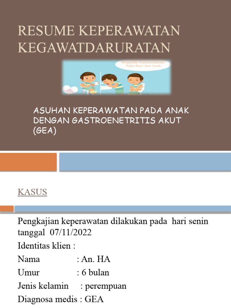 Resume Keperawatan Kegawatdaruratan: Asuhan Keperawatan Pada Anak ...