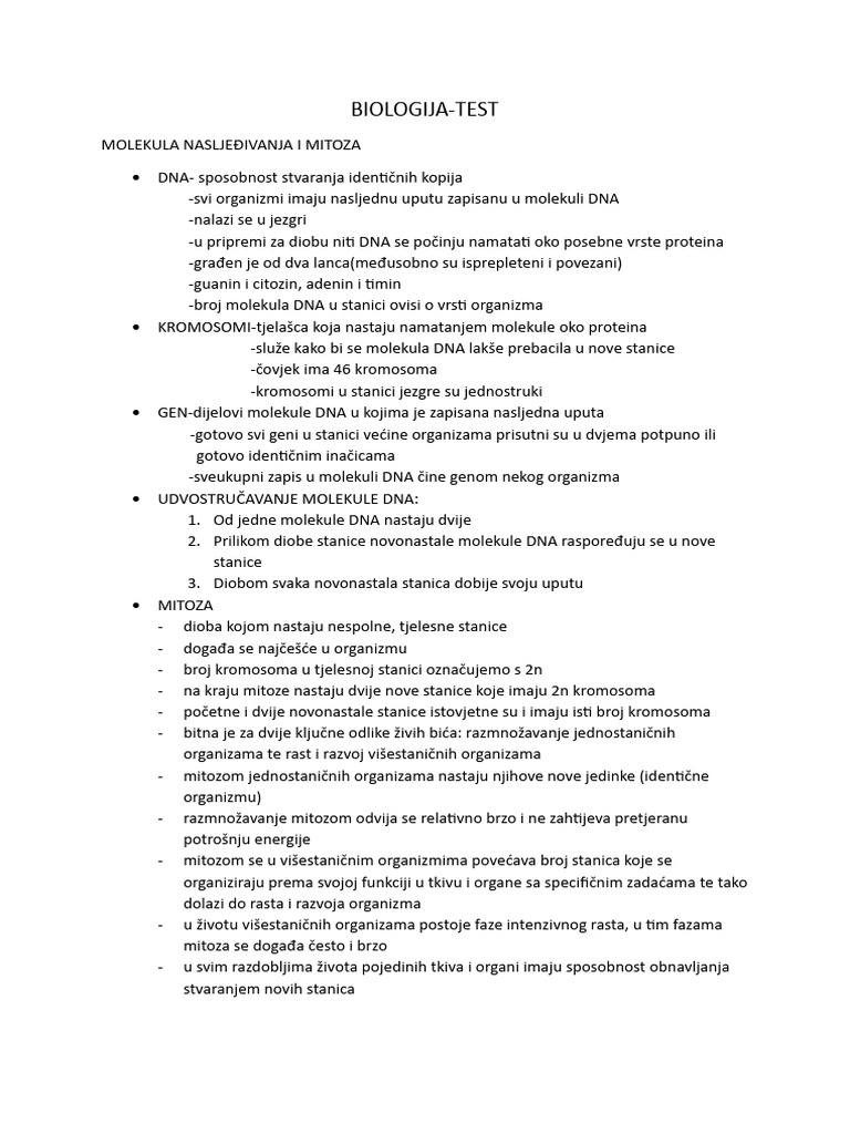 BIOLOGIJA | PDF