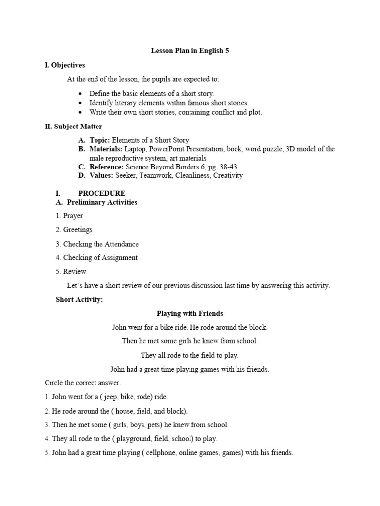 LESSON PLAN RIKKA | PDF | Lesson Plan | Multiplication