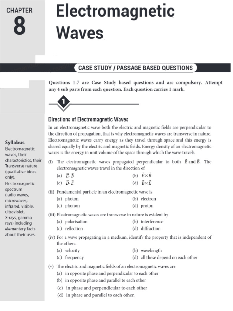 ELECTROMAGNETIC Case Based WAVES | PDF