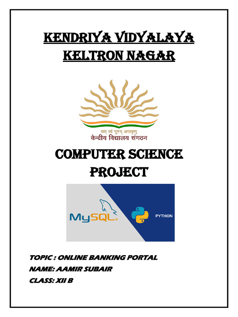 CS Project Final | PDF