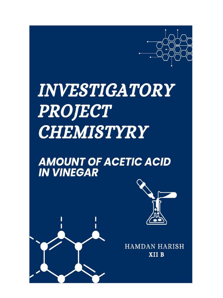 Chemistry Project | PDF