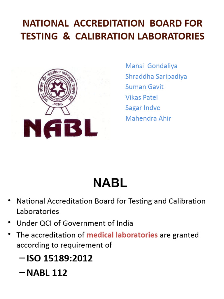 Nabl Cap Accreditation Process | PDF | Science & Mathematics