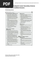 Cambridge Lower Secondary Science 0893 Curriculum Framework | PDF