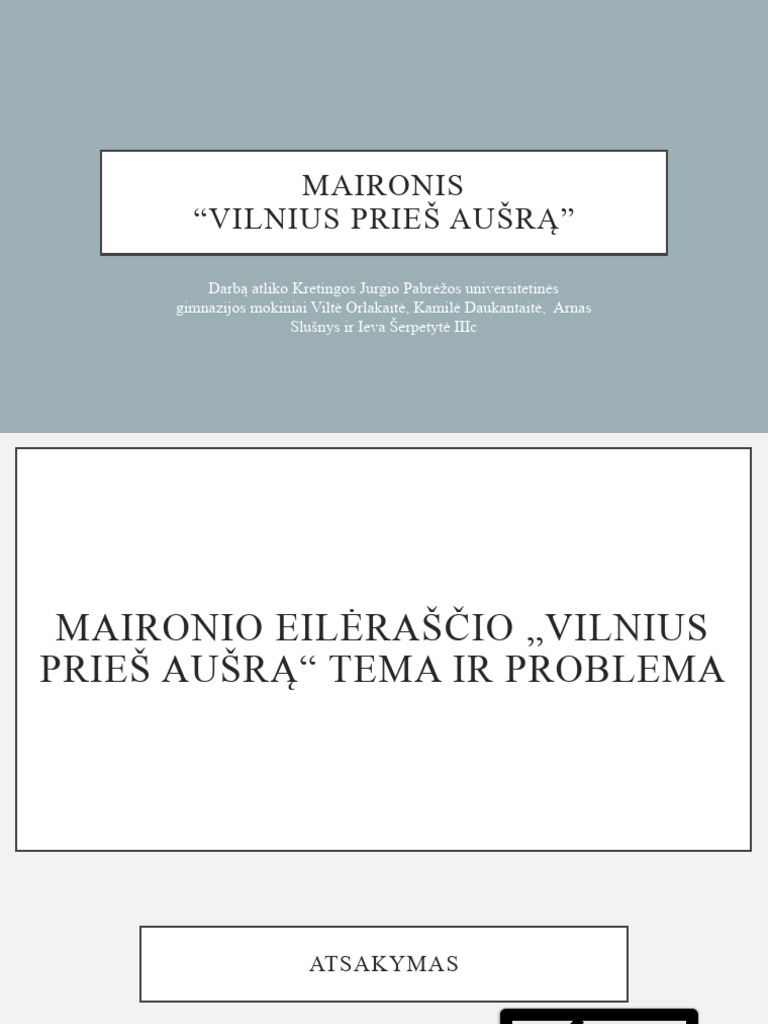 Maironis | PDF