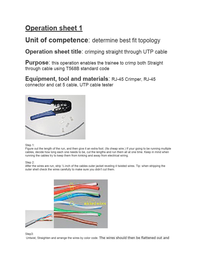 All Operation Sheets | PDF | Ip Address | Computer Network