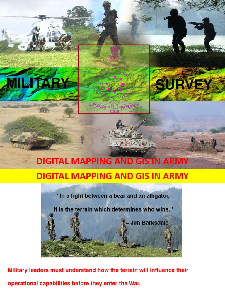 Digital Mapping and GIS in Army Col - V - Raju | PDF | Geographic ...