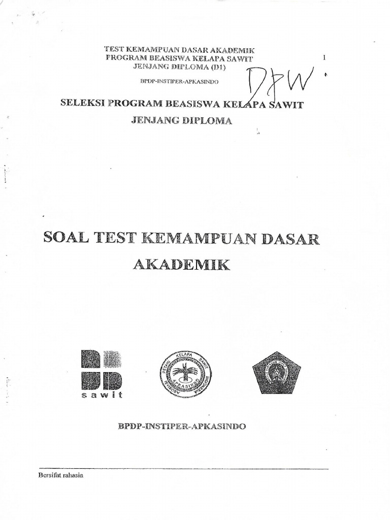 Soal TKDA | PDF