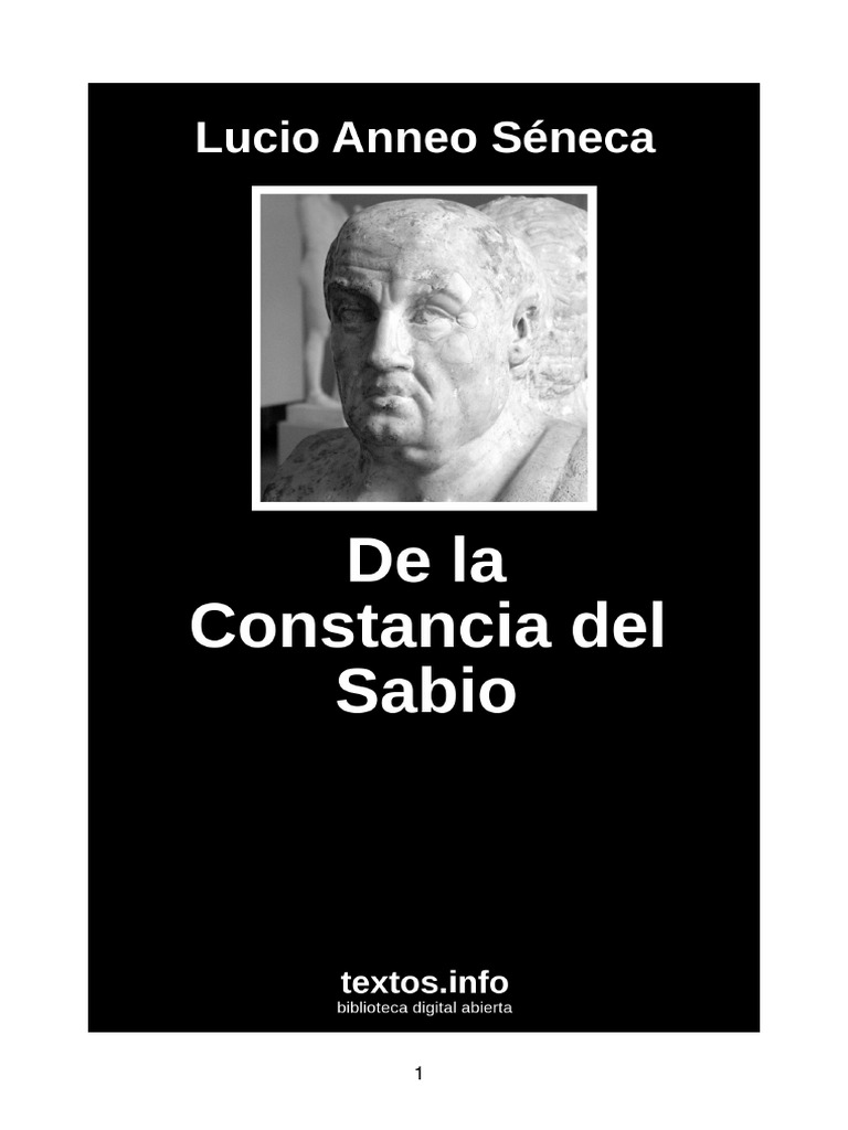Sabiduría y Constancia en Séneca | PDF | Filosofía | Religión y ...