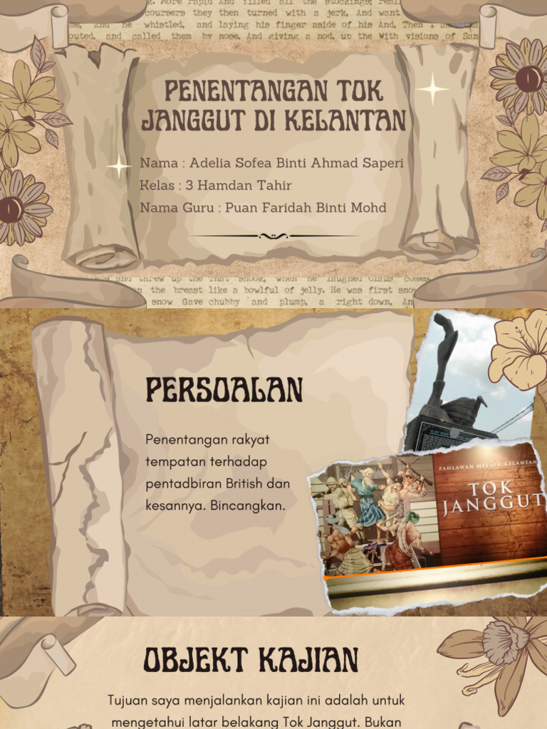 Penentangan Tok Janggut Di Kelantan | PDF