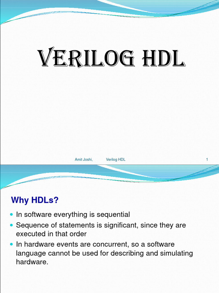 Verilog 2023 | PDF | Hardware Description Language | Digital Electronics