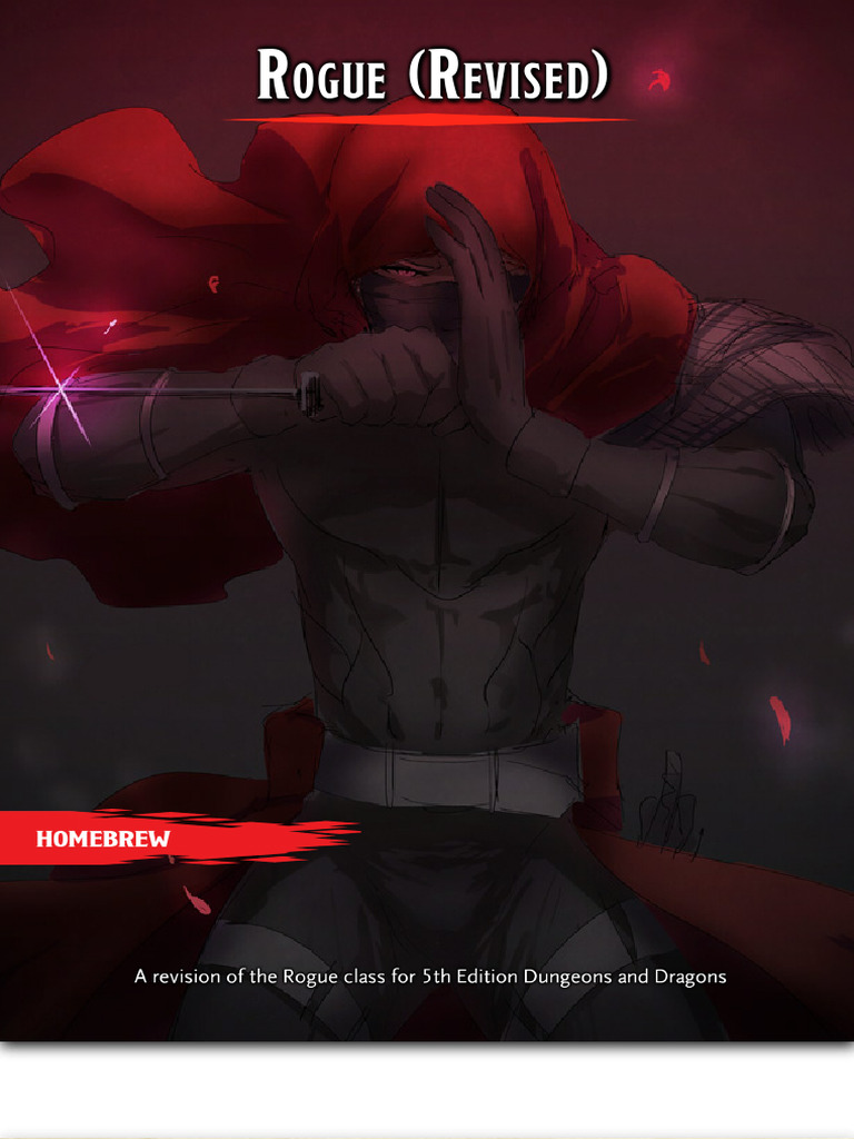 Rogue (Revised) - GM Binder | PDF | D20 System | Gary Gygax Games