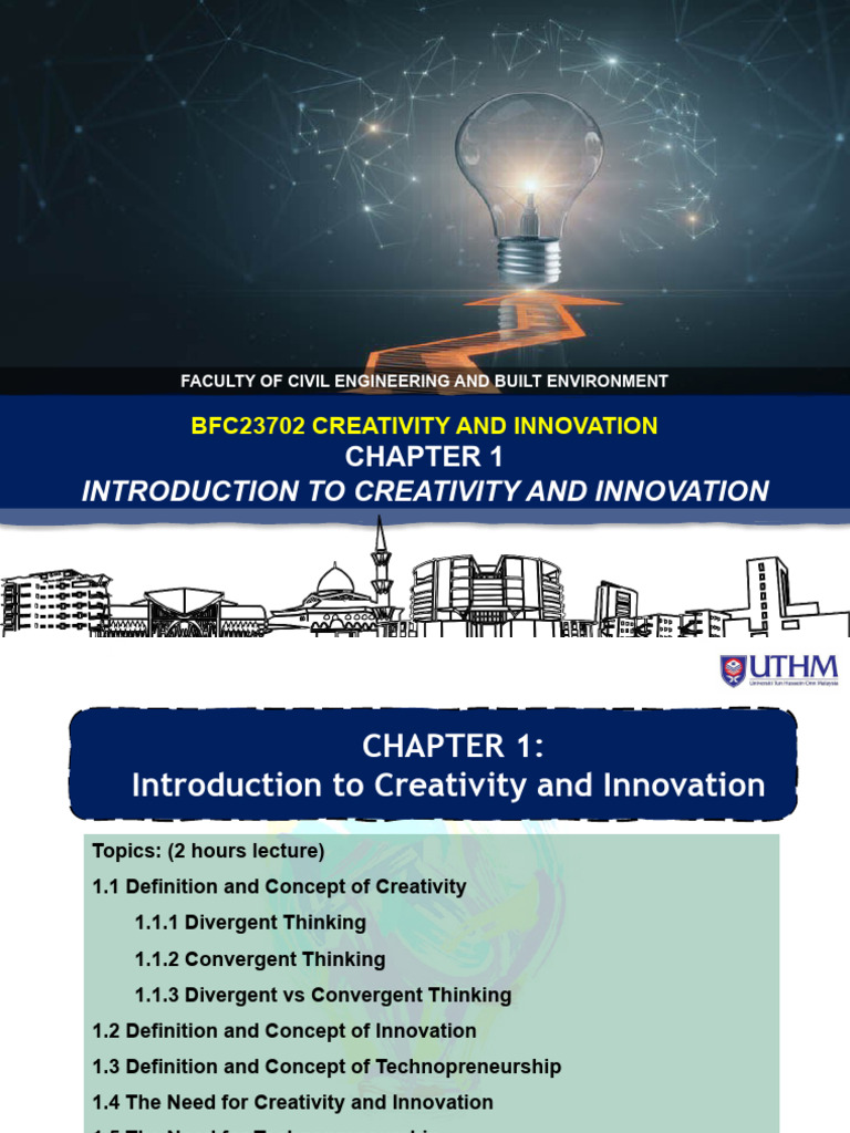 2023 Chapter1cai | PDF | Creativity | Innovation