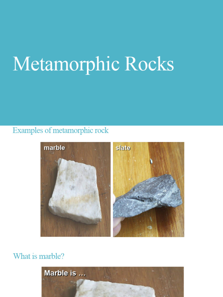 Metamorphic Rocks | PDF | Rock (Geology) | Sedimentary Rock