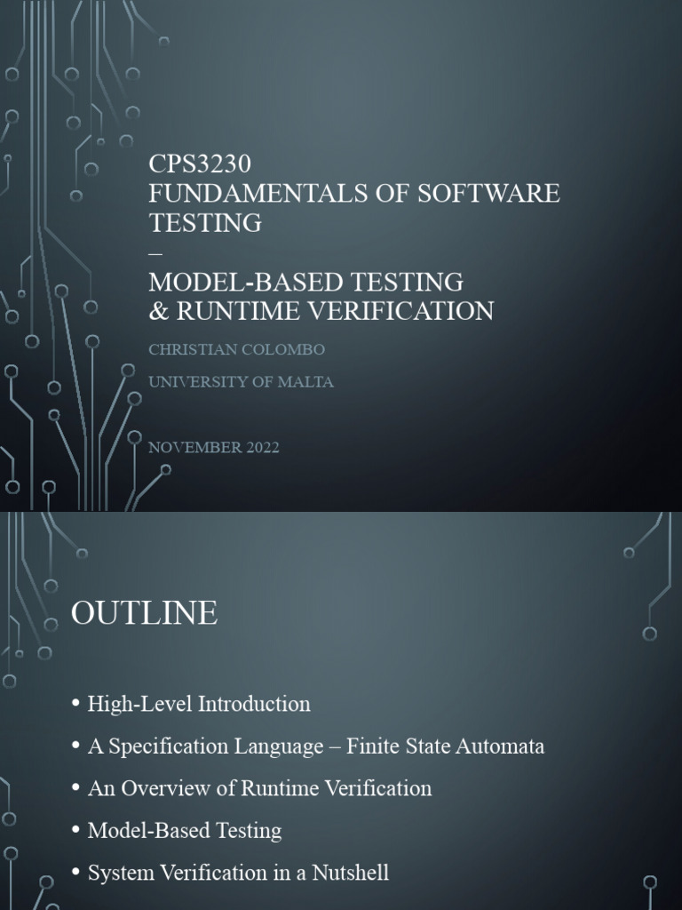 Specification and Verification | PDF | Formal Verification | Computer Engineering