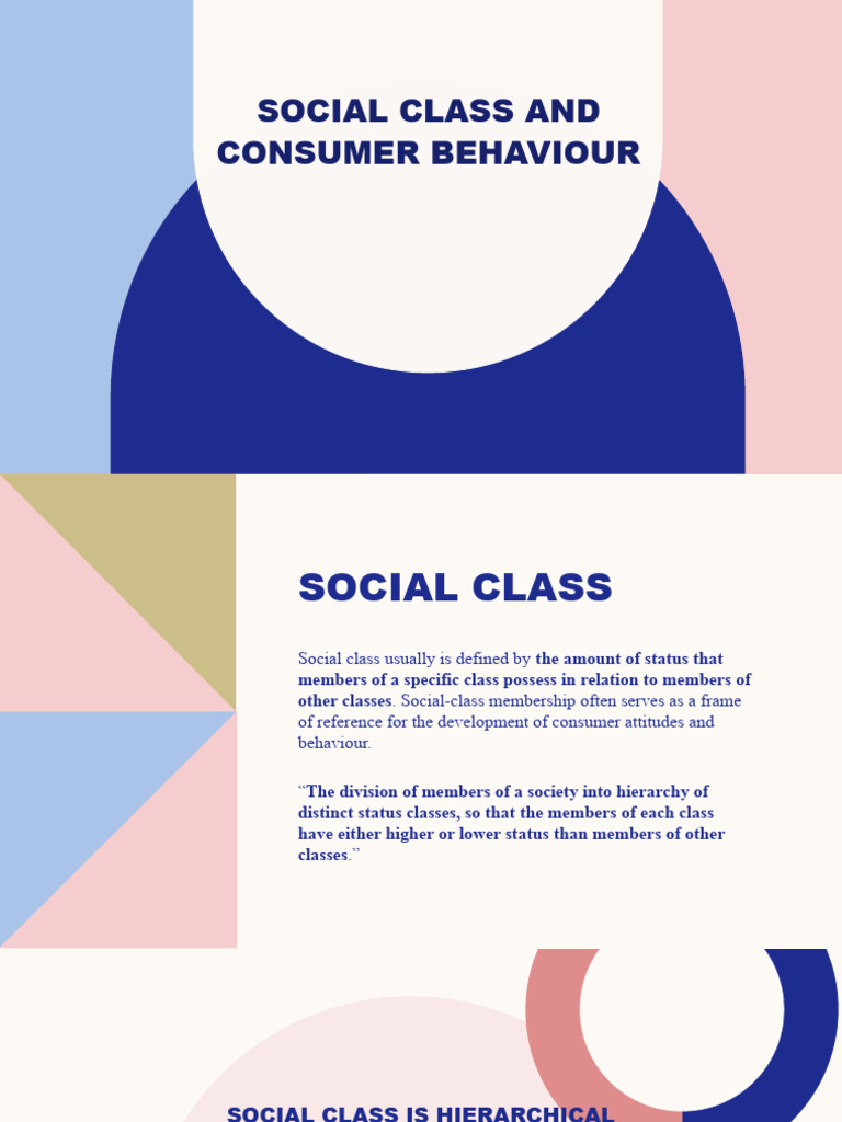 Social Class and Consumer Behaviour | PDF | Socioeconomic Status | Consumption (Economics)