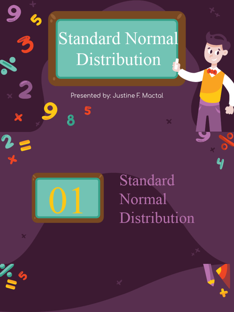 Statistics and Probability Presentation | PDF | Normal Distribution | Standard Deviation