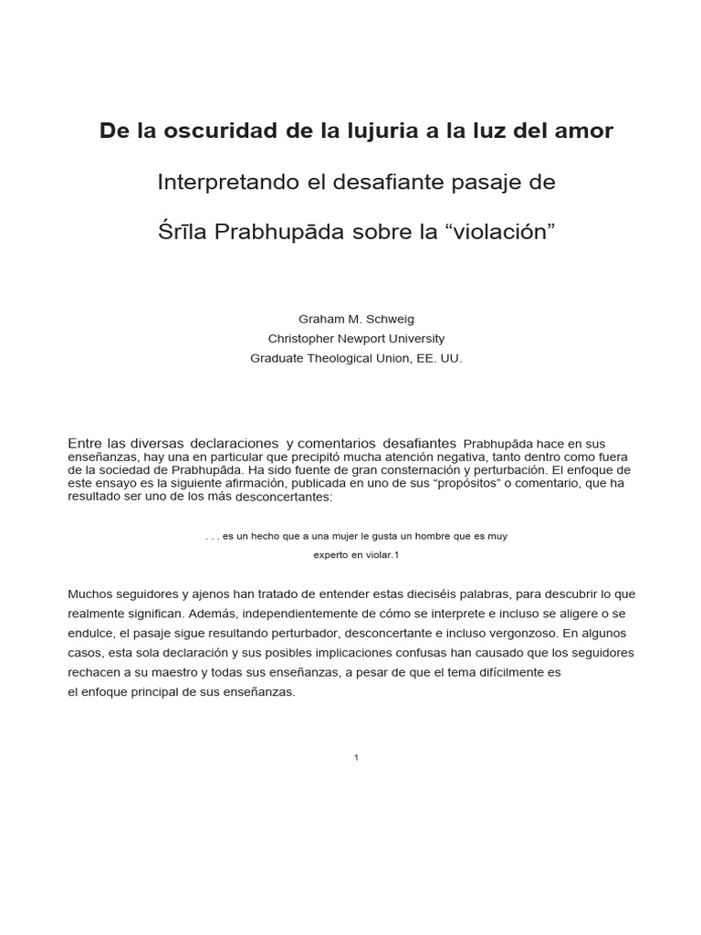 De Lujuria A Amor | PDF